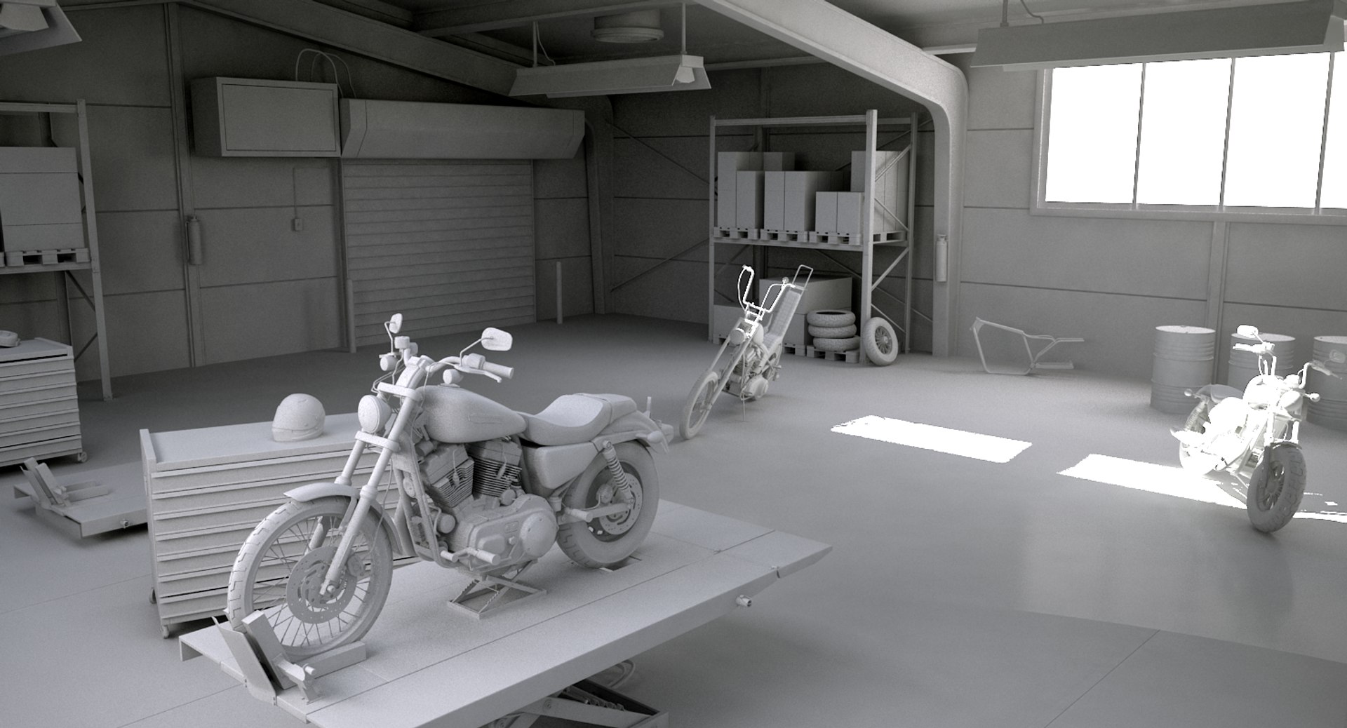 3D Model Motorcycle Interior - TurboSquid 1391256