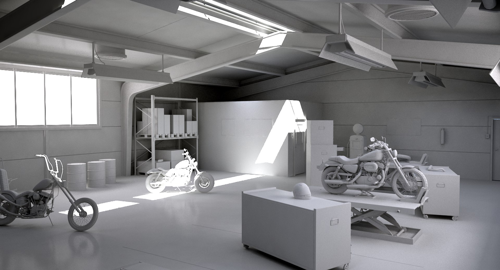 3D Model Motorcycle Interior - TurboSquid 1391256