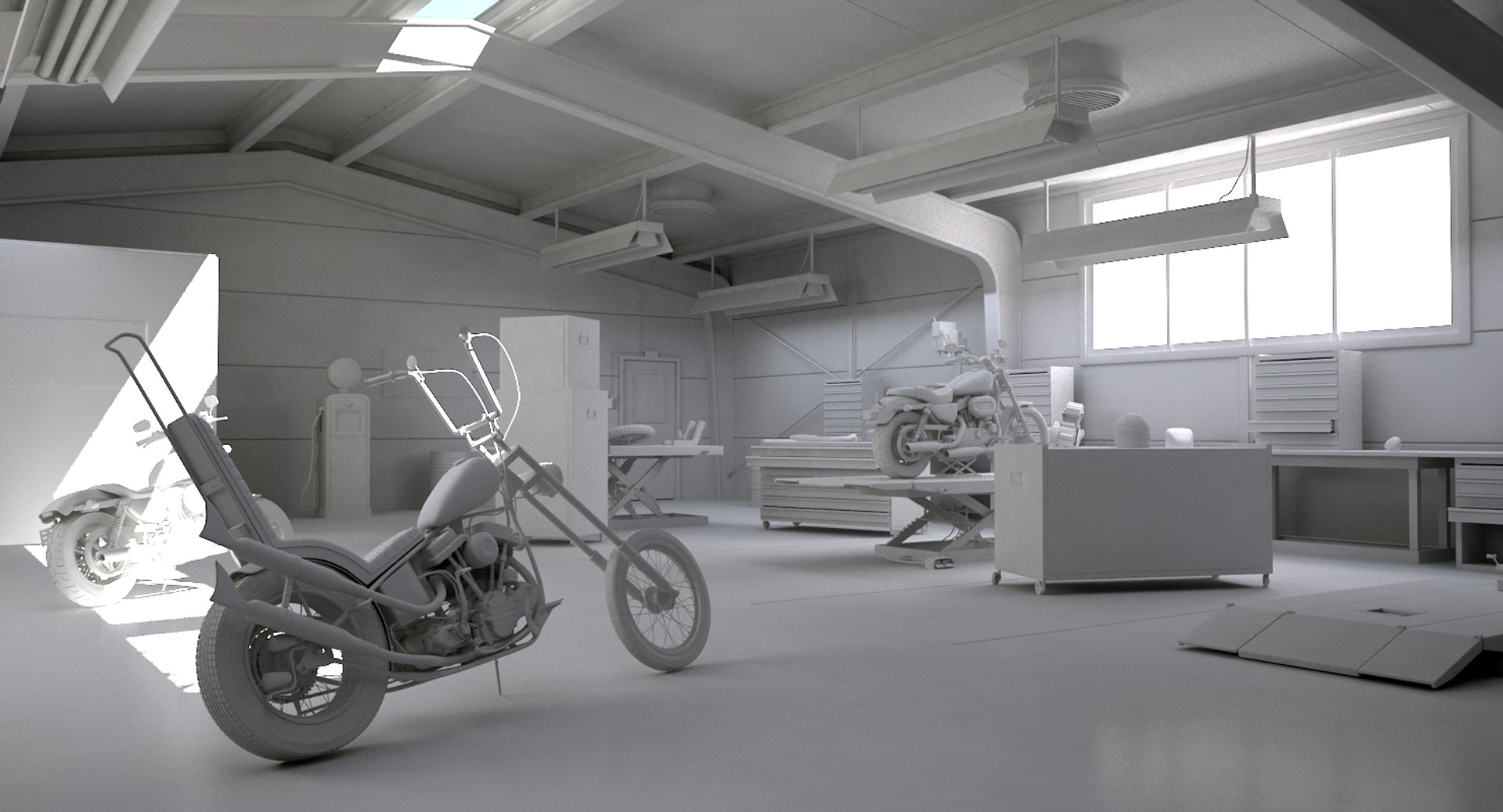 3D Model Motorcycle Interior - TurboSquid 1391256