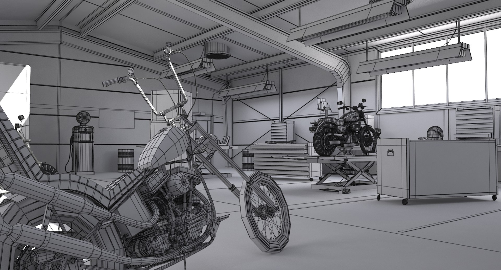 3D Model Motorcycle Interior - TurboSquid 1391256