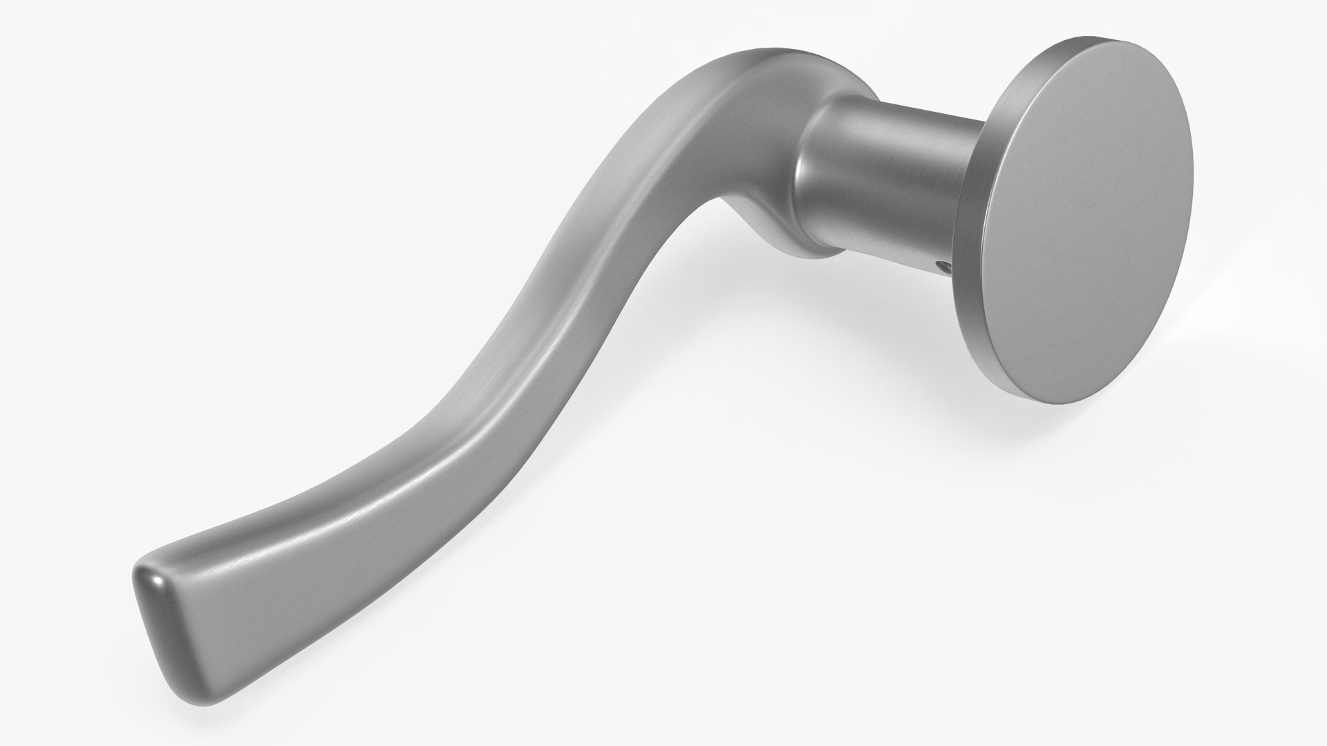 Steel Classic Style Door Handles 3D - TurboSquid 2003435