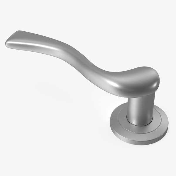 modelo 3d Steel Classic Style Door Handles - TurboSquid 2003435