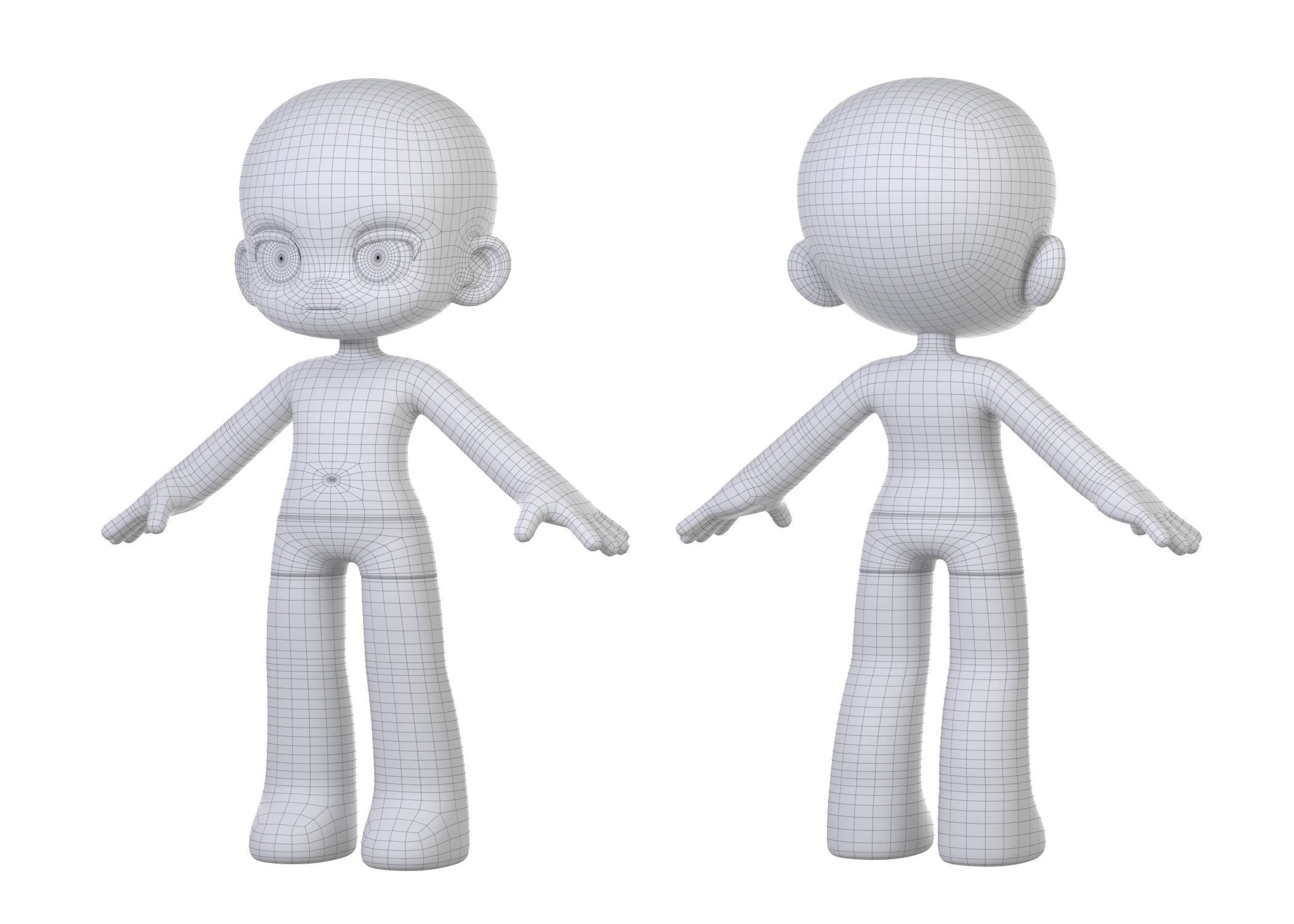 Colin basemesh 3D 모델 - TurboSquid 1917625