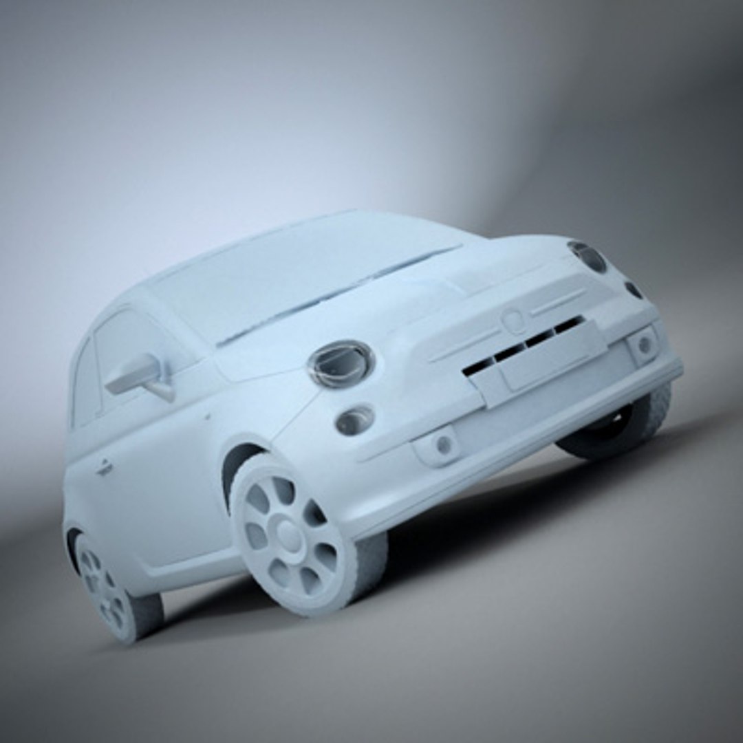 3d Fiat 500 Nuova
