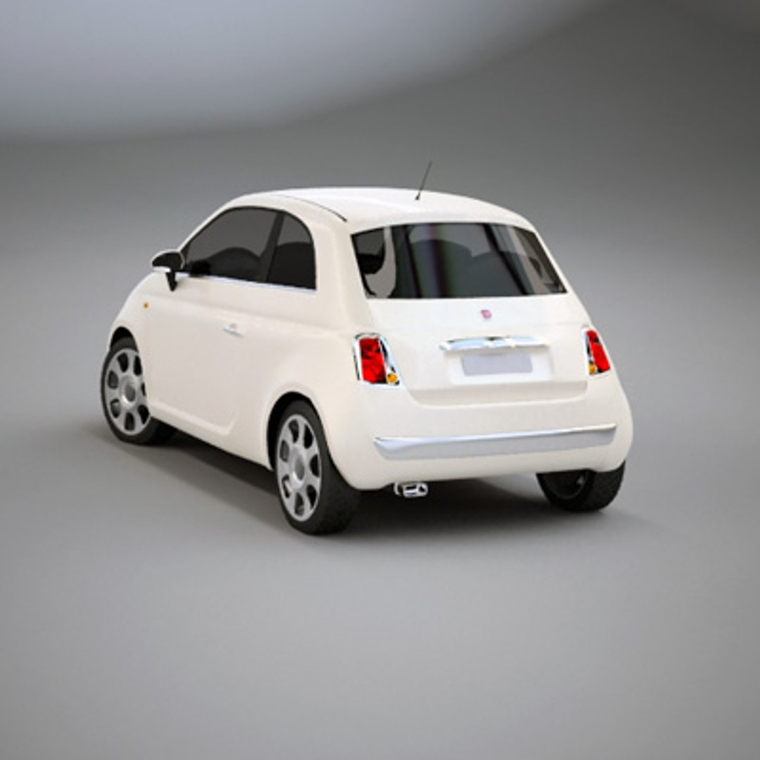 3d Fiat 500 Nuova