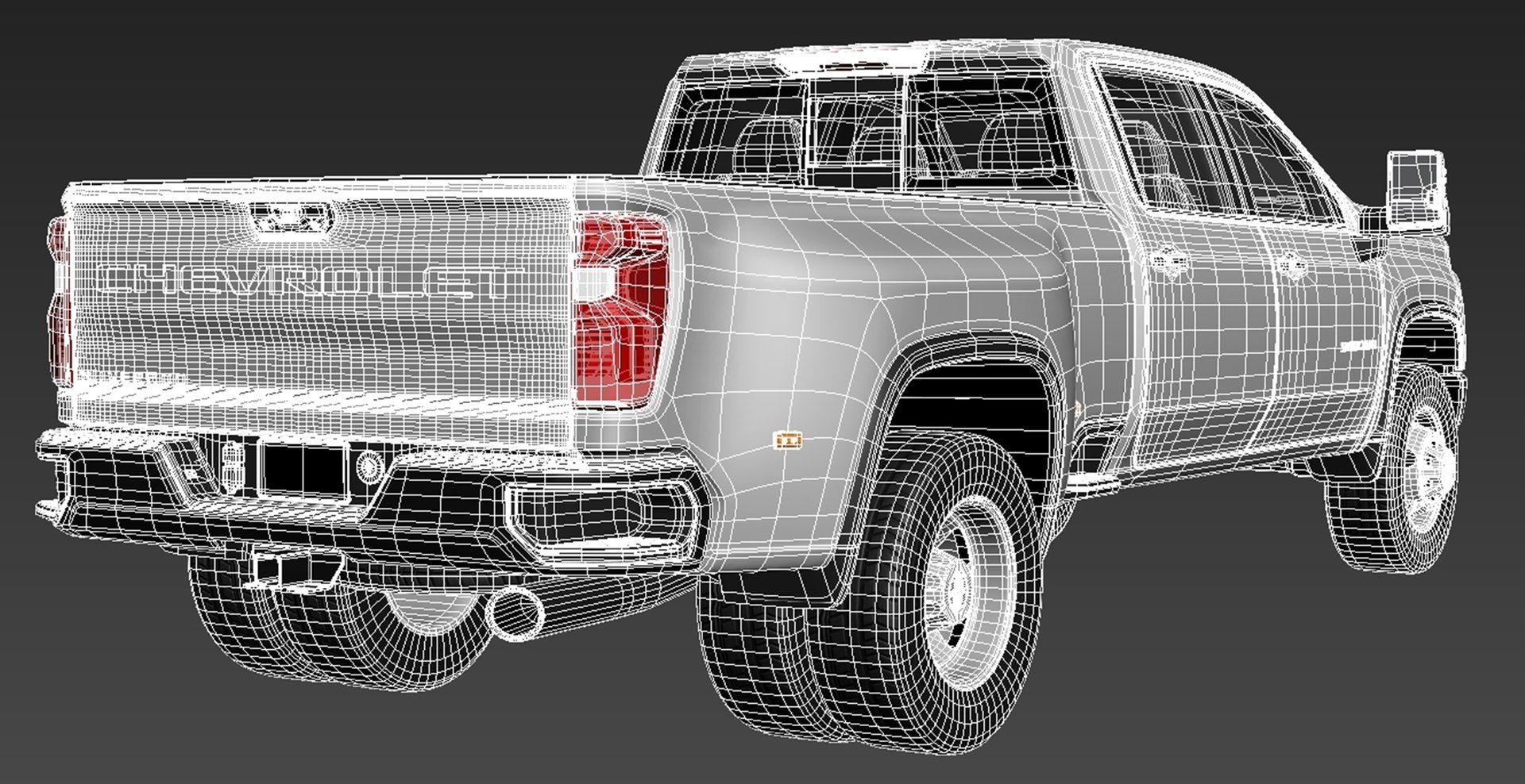 Chevrolet Silverado 3500HD 2020 3D Model - TurboSquid 2219548