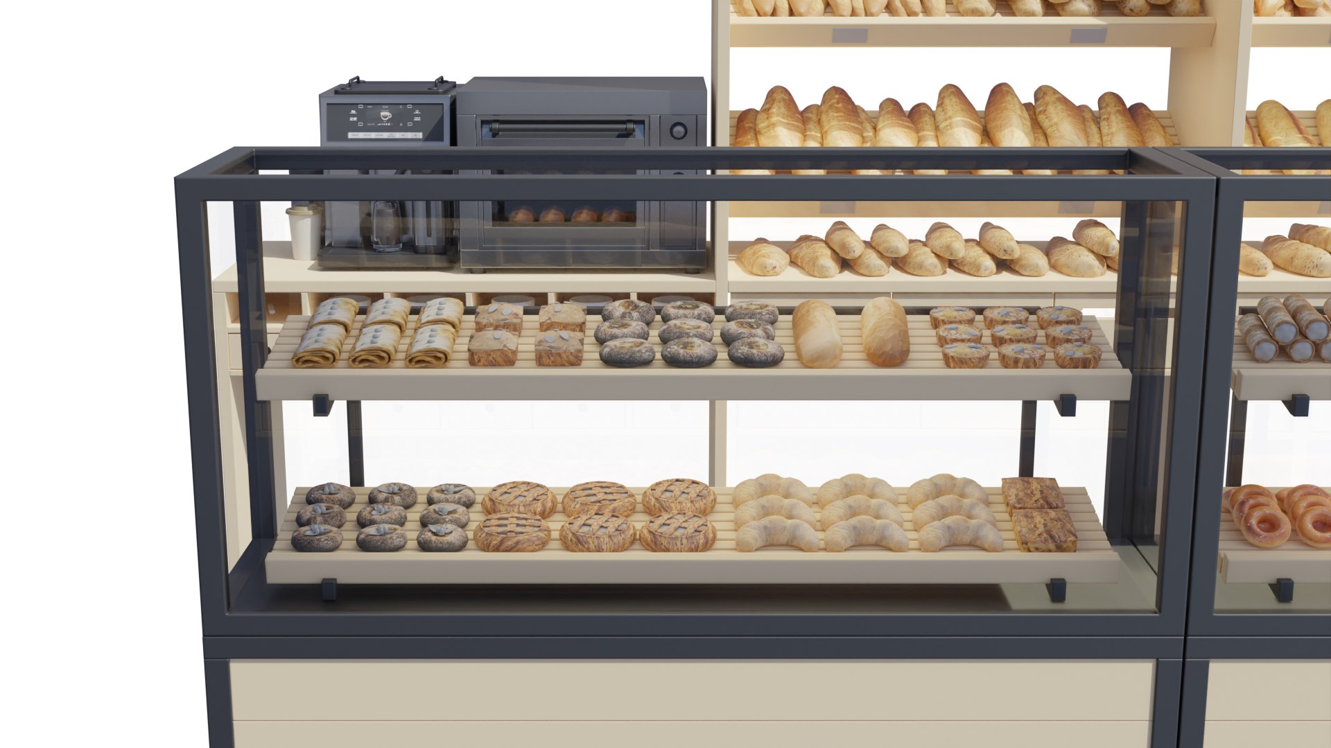 3D Bakery Display 02 - TurboSquid 2282479