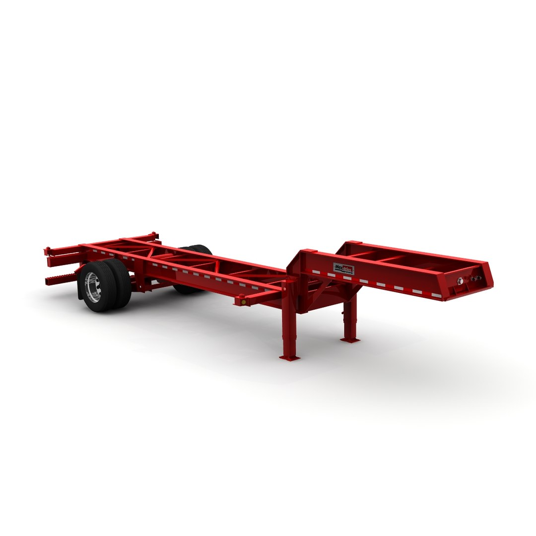 Container Chassis Model - TurboSquid 1285034