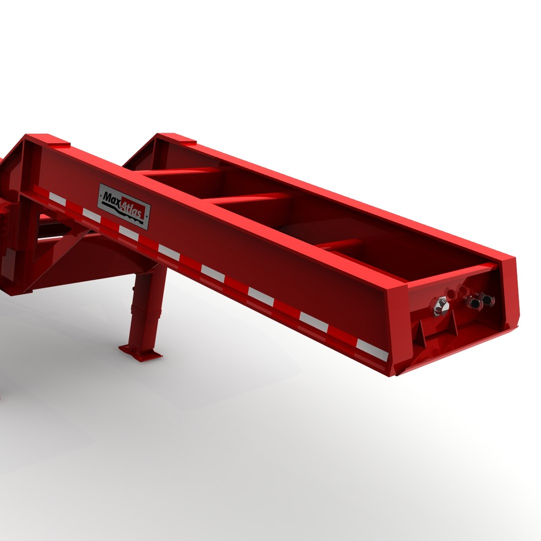 Container Chassis Model - TurboSquid 1285034