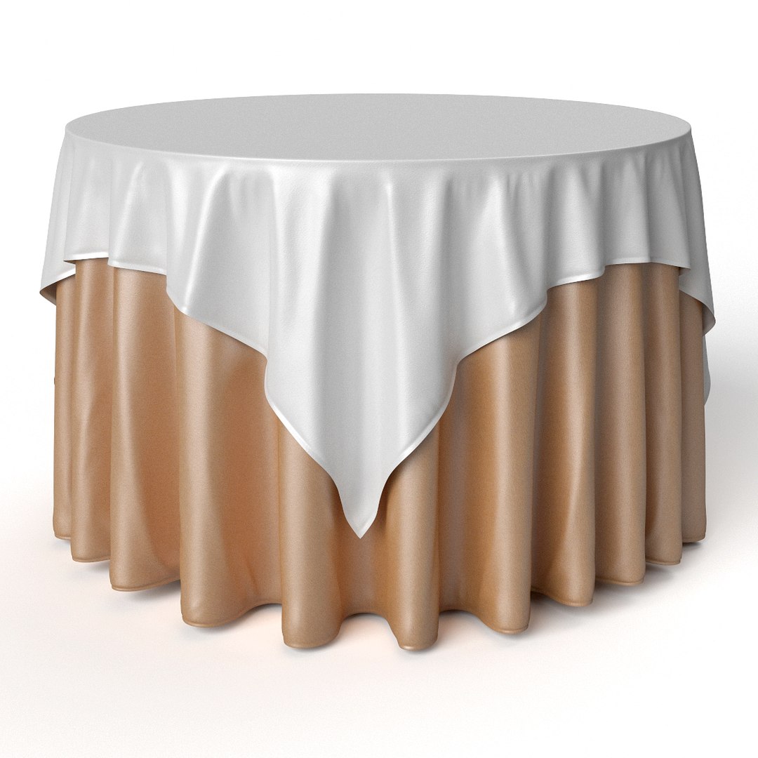 3D Model Tablecloth Oriental Restaurant - TurboSquid 1570868