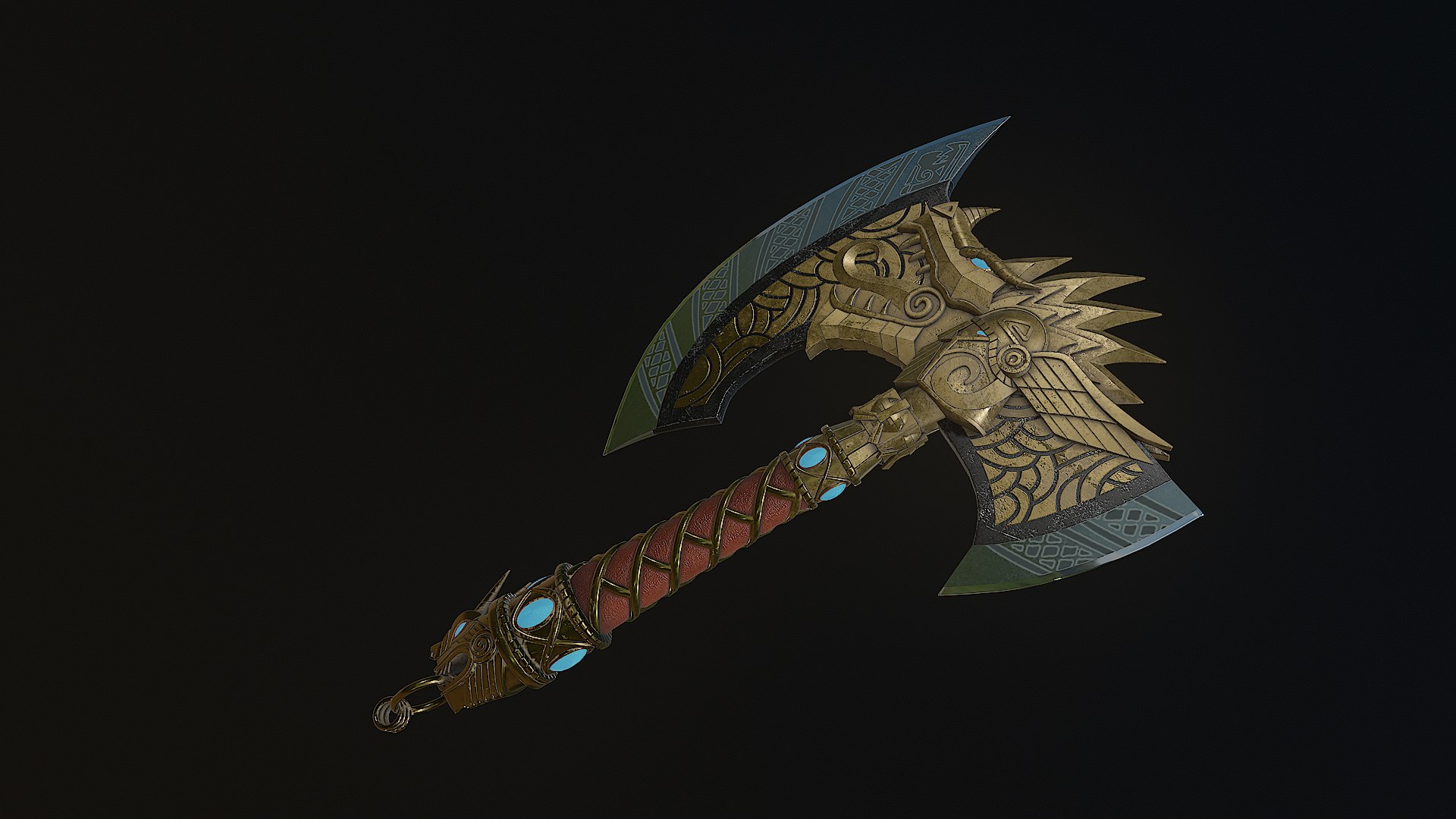 3D Dwarf Axe - TurboSquid 2382407