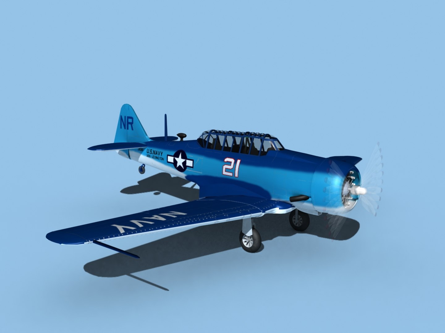 Snj Harvard North American 3D - TurboSquid 1489643