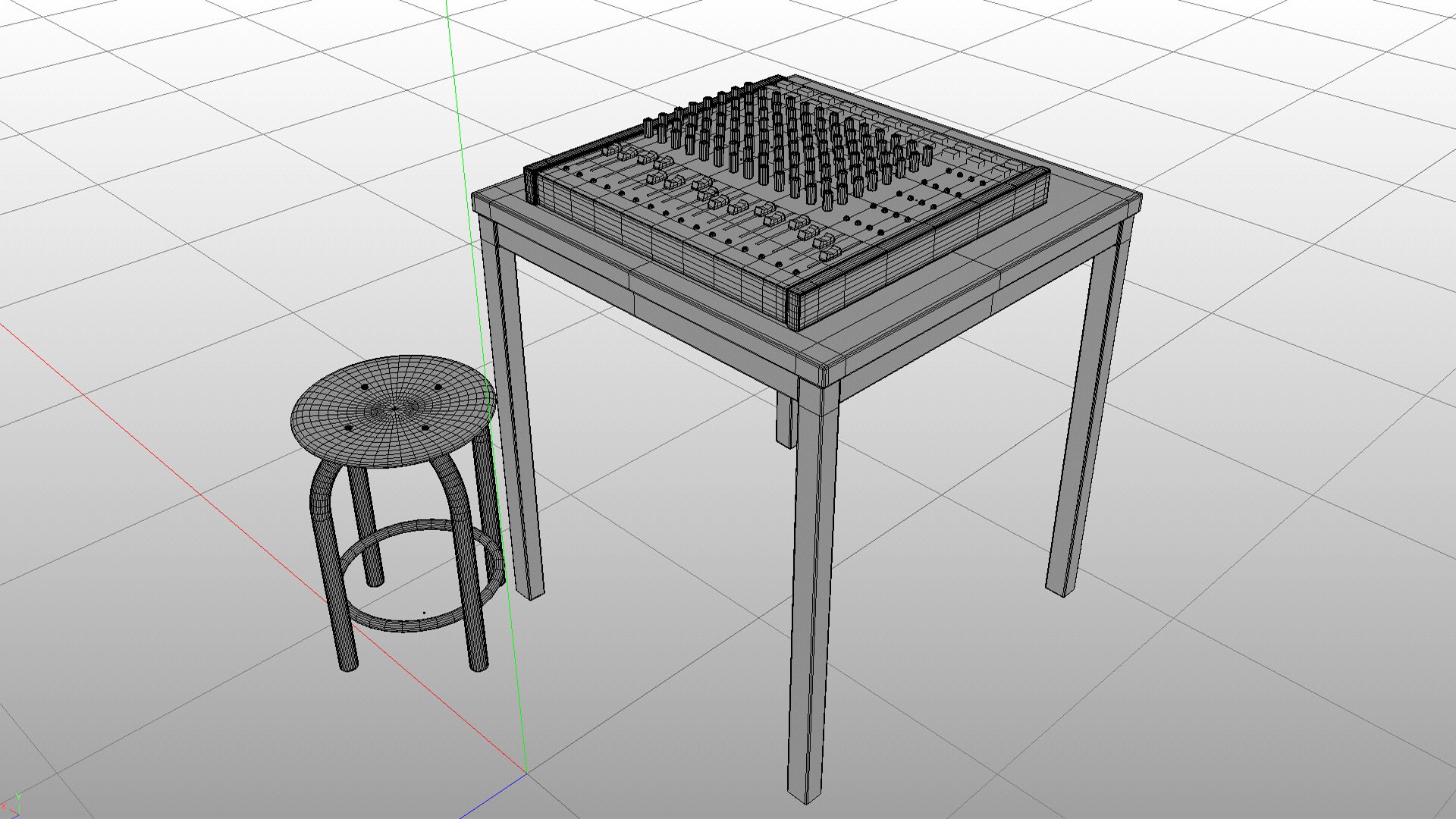 Soundboard Mixer Model - TurboSquid 1975645
