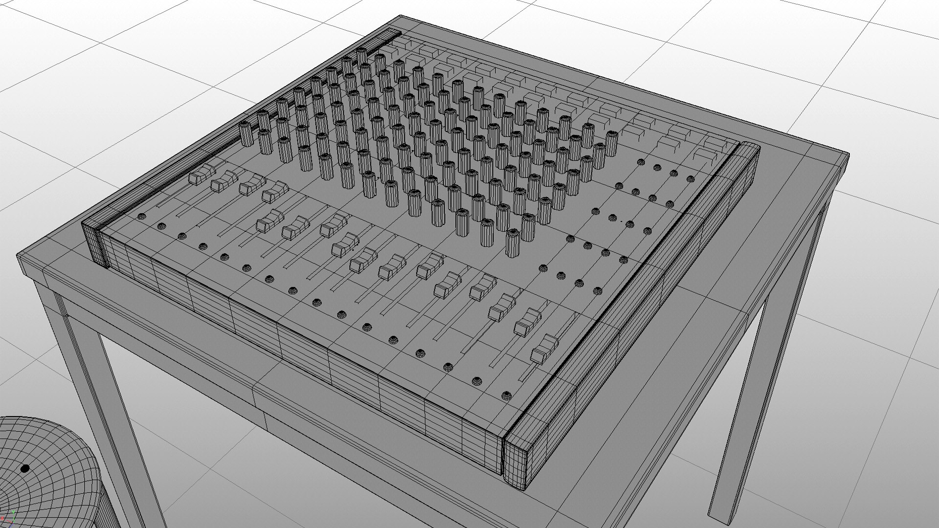 Soundboard Mixer Model - TurboSquid 1975645