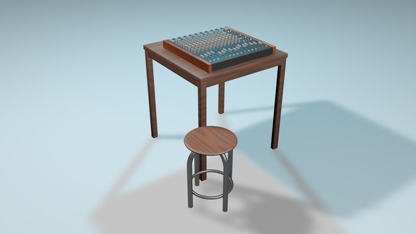 Soundboard mixer model - TurboSquid 1975645