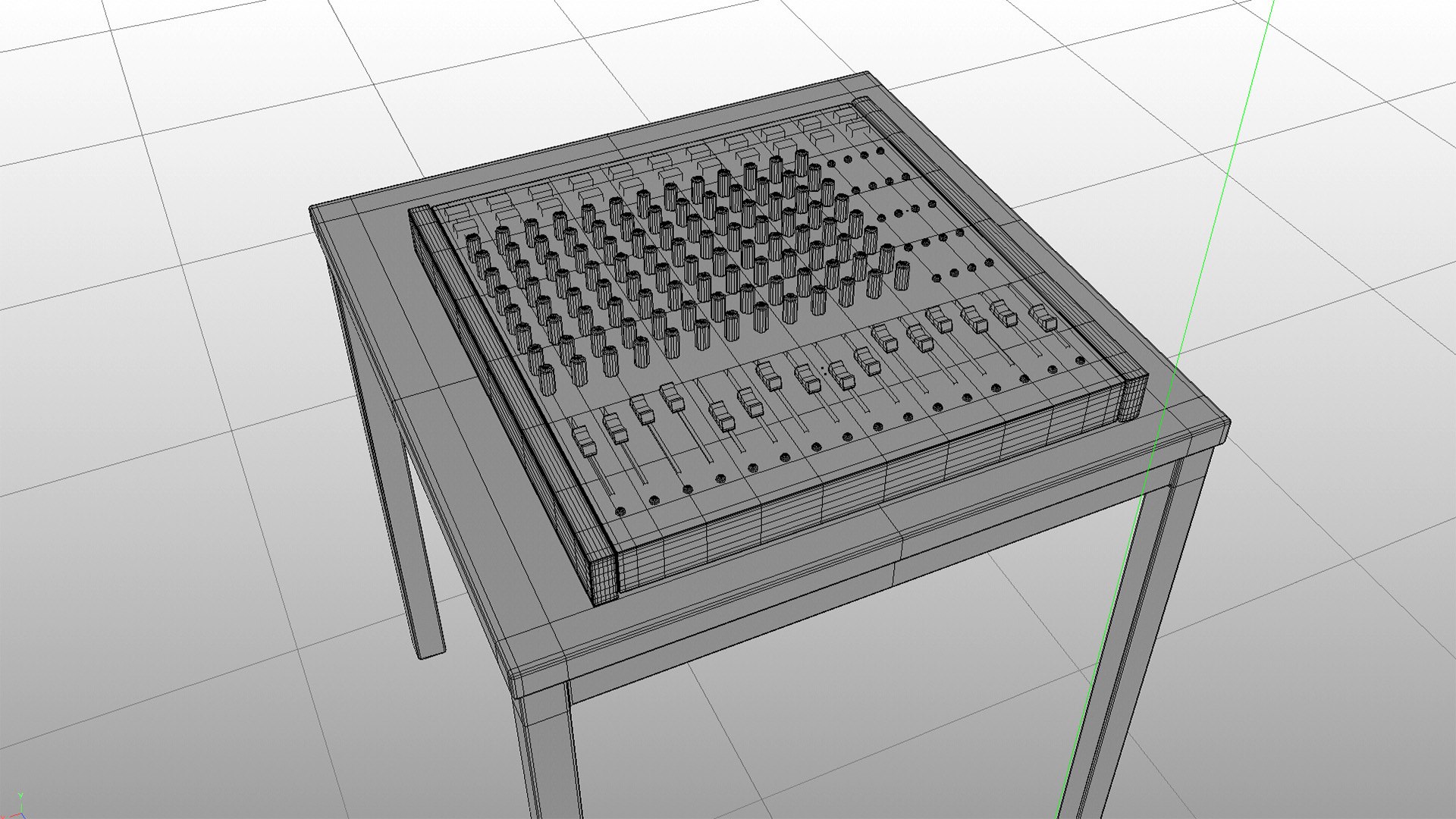 Soundboard Mixer Model - TurboSquid 1975645