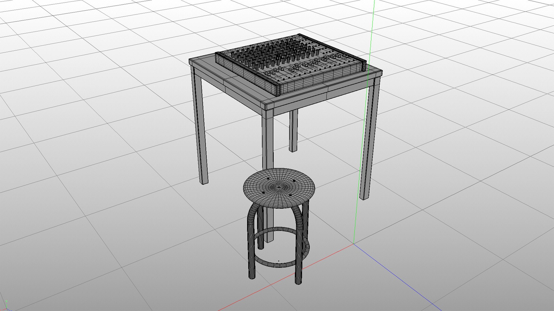 Soundboard Mixer Model - TurboSquid 1975645