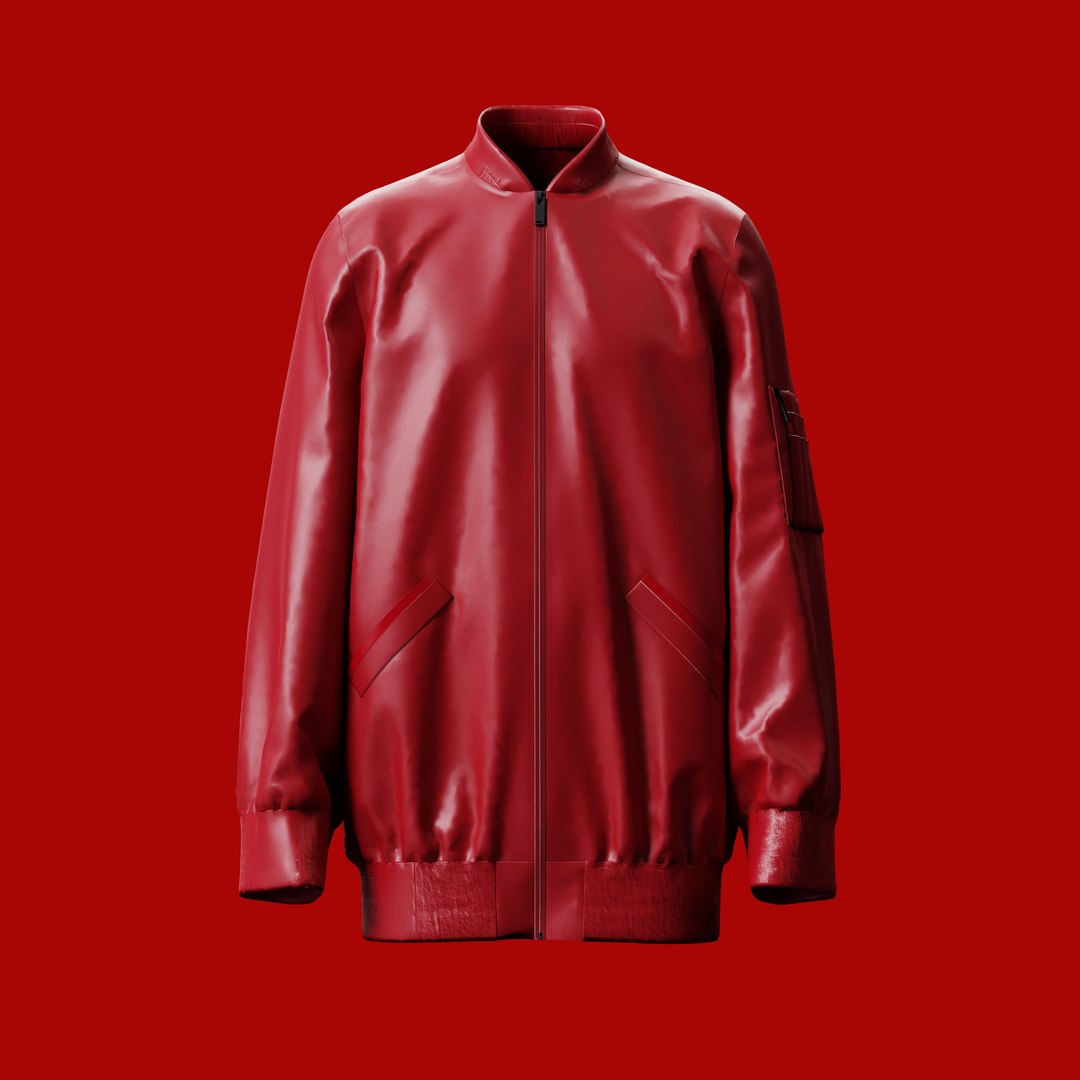3D F1-Sleek Racer leather jacket model - TurboSquid 2165113