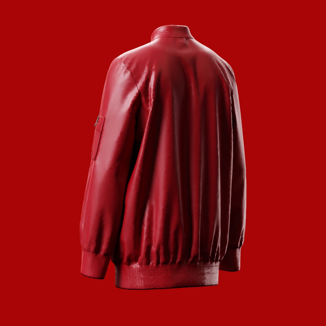 3D F1-Sleek Racer leather jacket model - TurboSquid 2165113