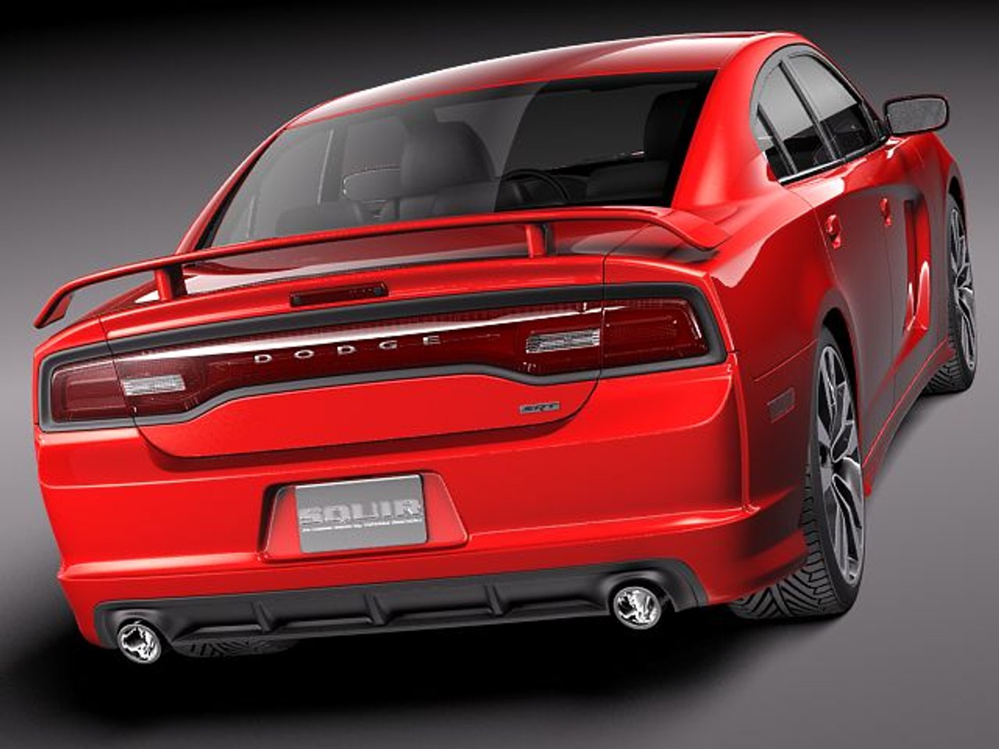 Dodge Charger Srt8 2012 3d Model