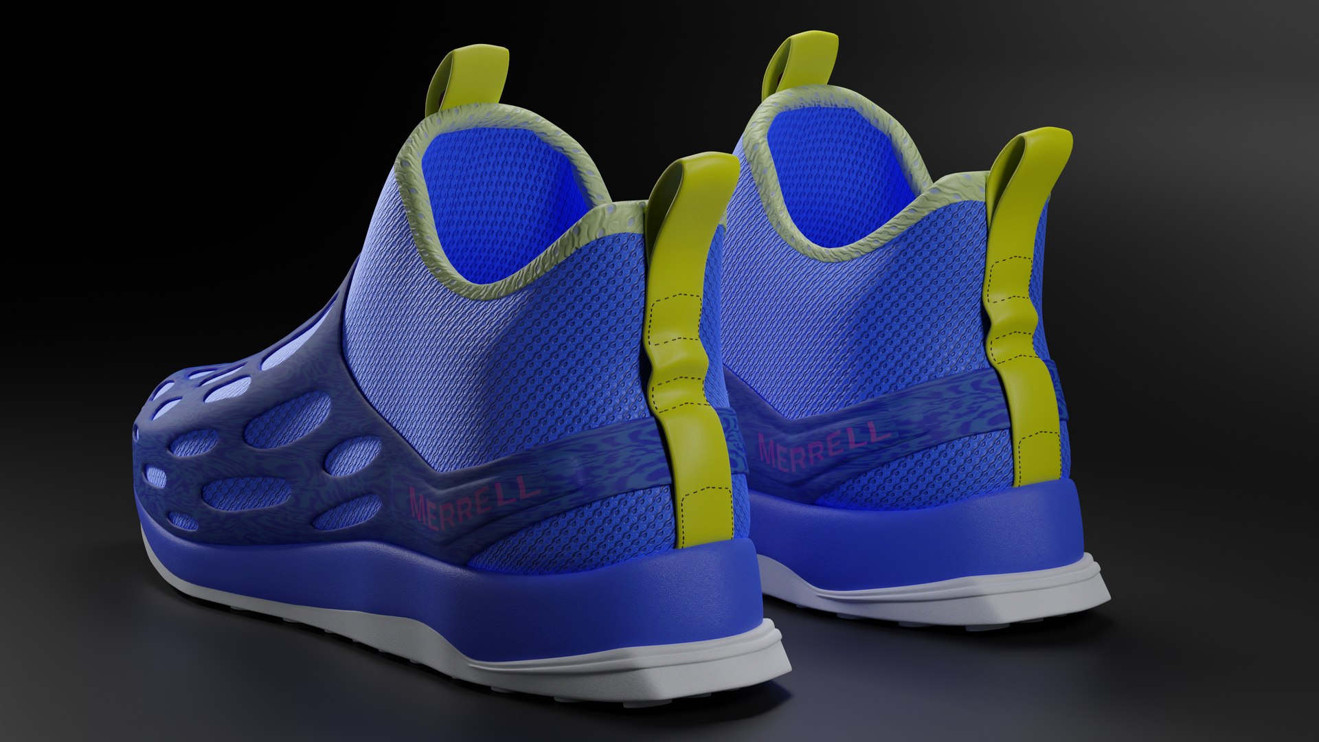 Shoes - Merrell - Hydro Runner Mid GORE-TEX 3D Model - TurboSquid 2145863
