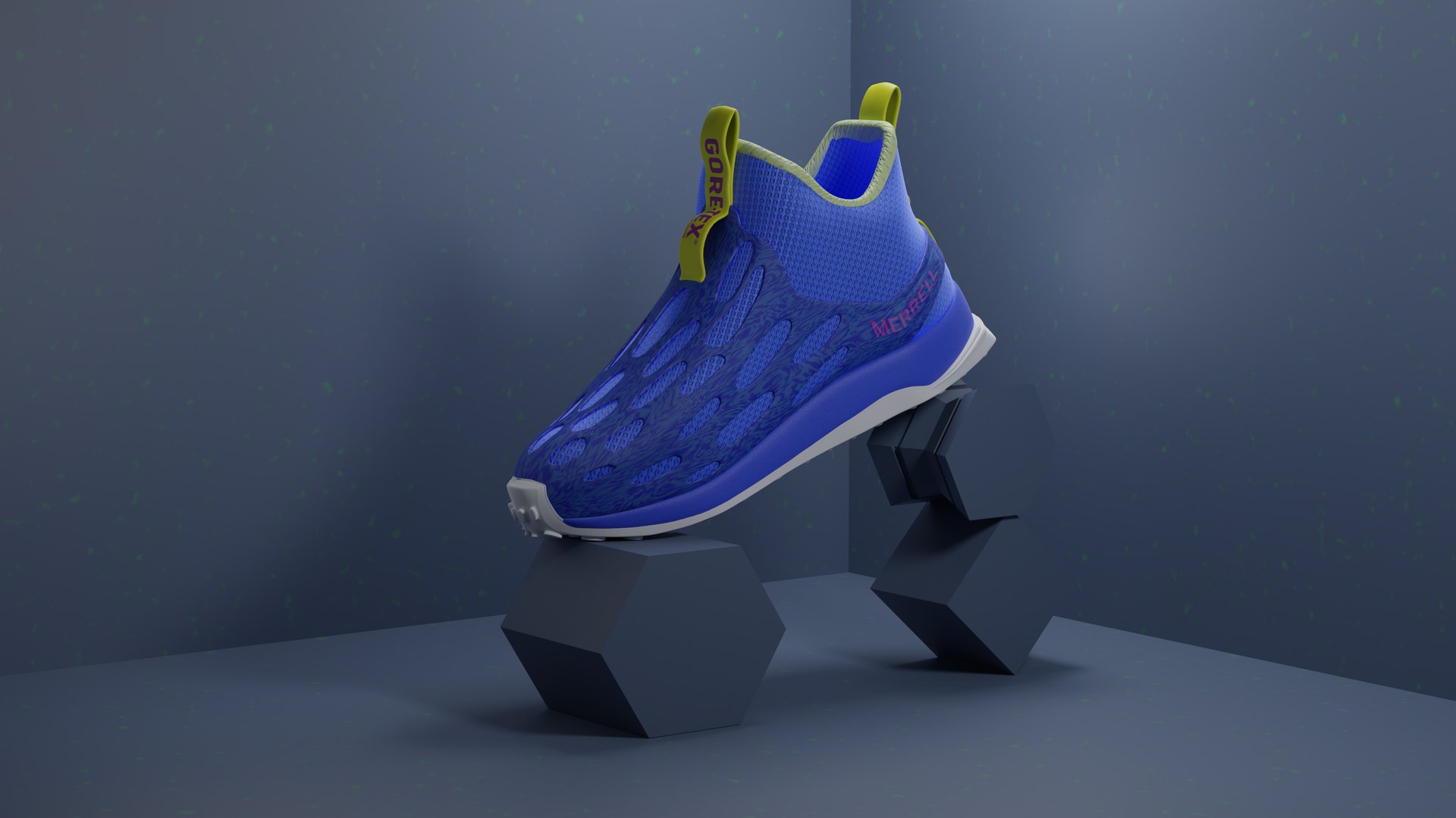Shoes - Merrell - Hydro Runner Mid GORE-TEX 3D Model - TurboSquid 2145863