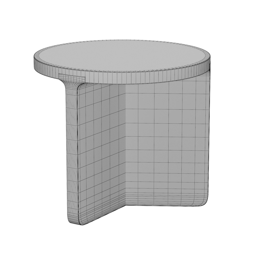 3D Model SANTIAGO ROUND SIDE TABLE - TurboSquid 2208209