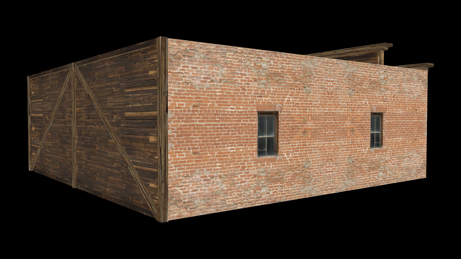 Western Store Building Low Poly 3D Model - TurboSquid 1840924