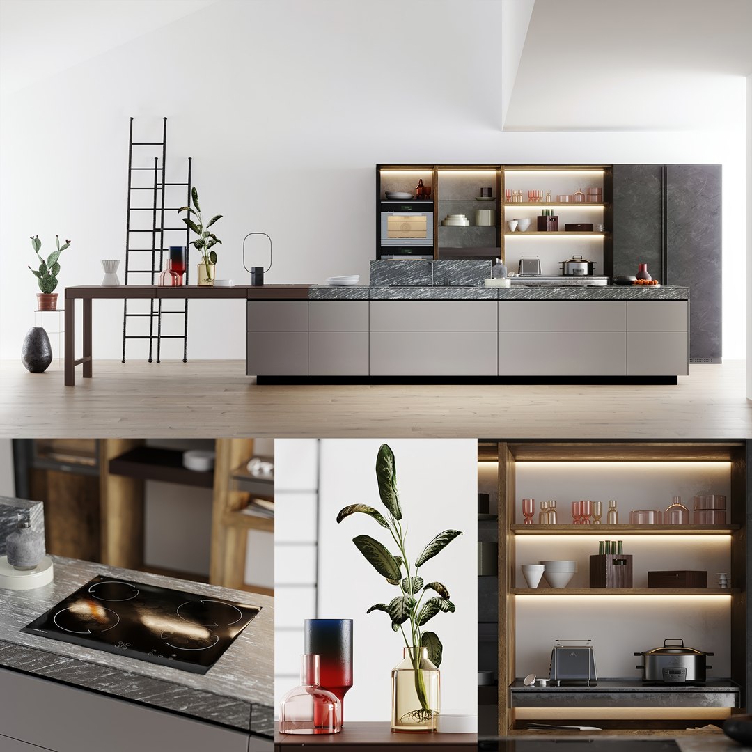 Kitchen VALCUCINE Genius Loci 3D - TurboSquid 2302810