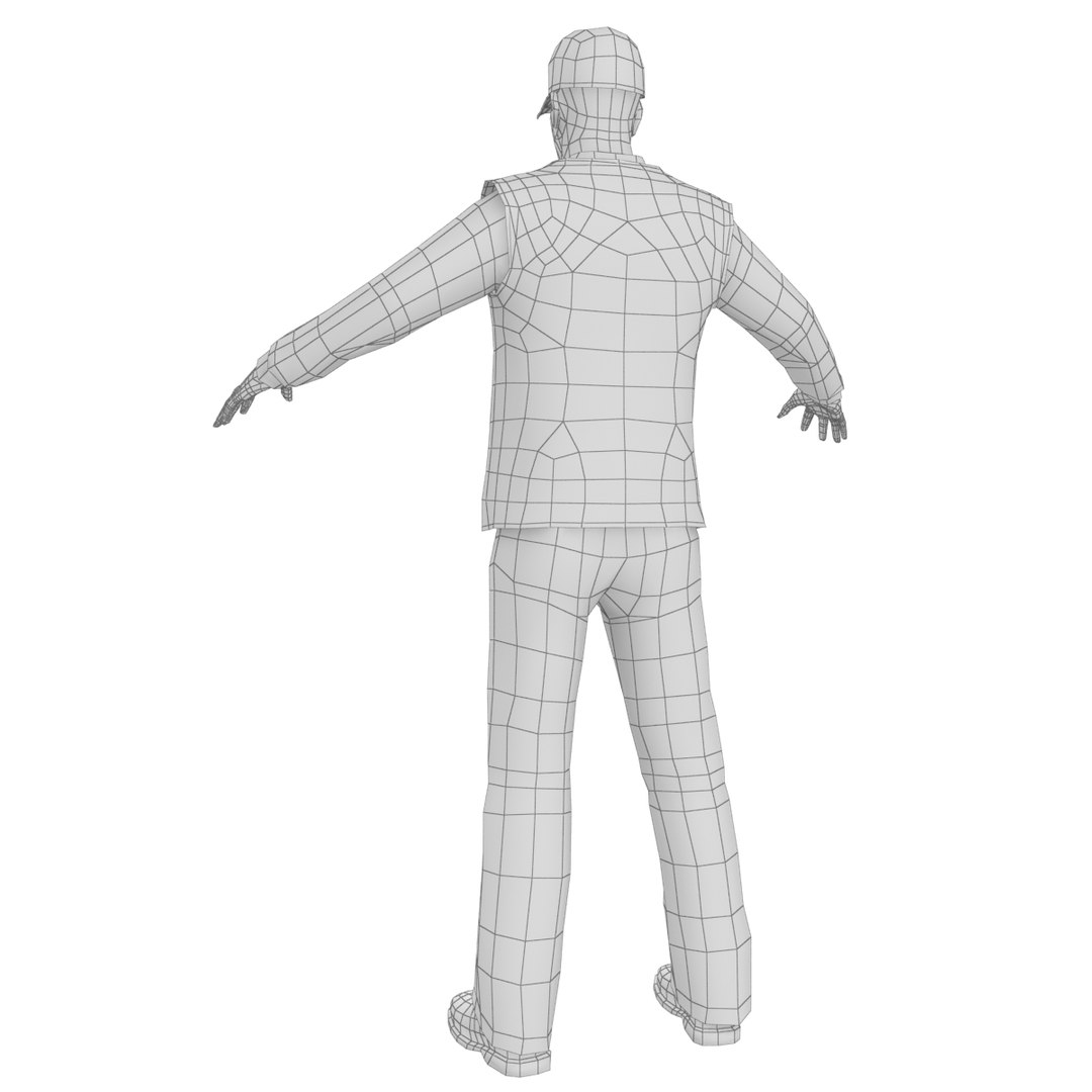 3D Safety Steward Model - TurboSquid 1302285