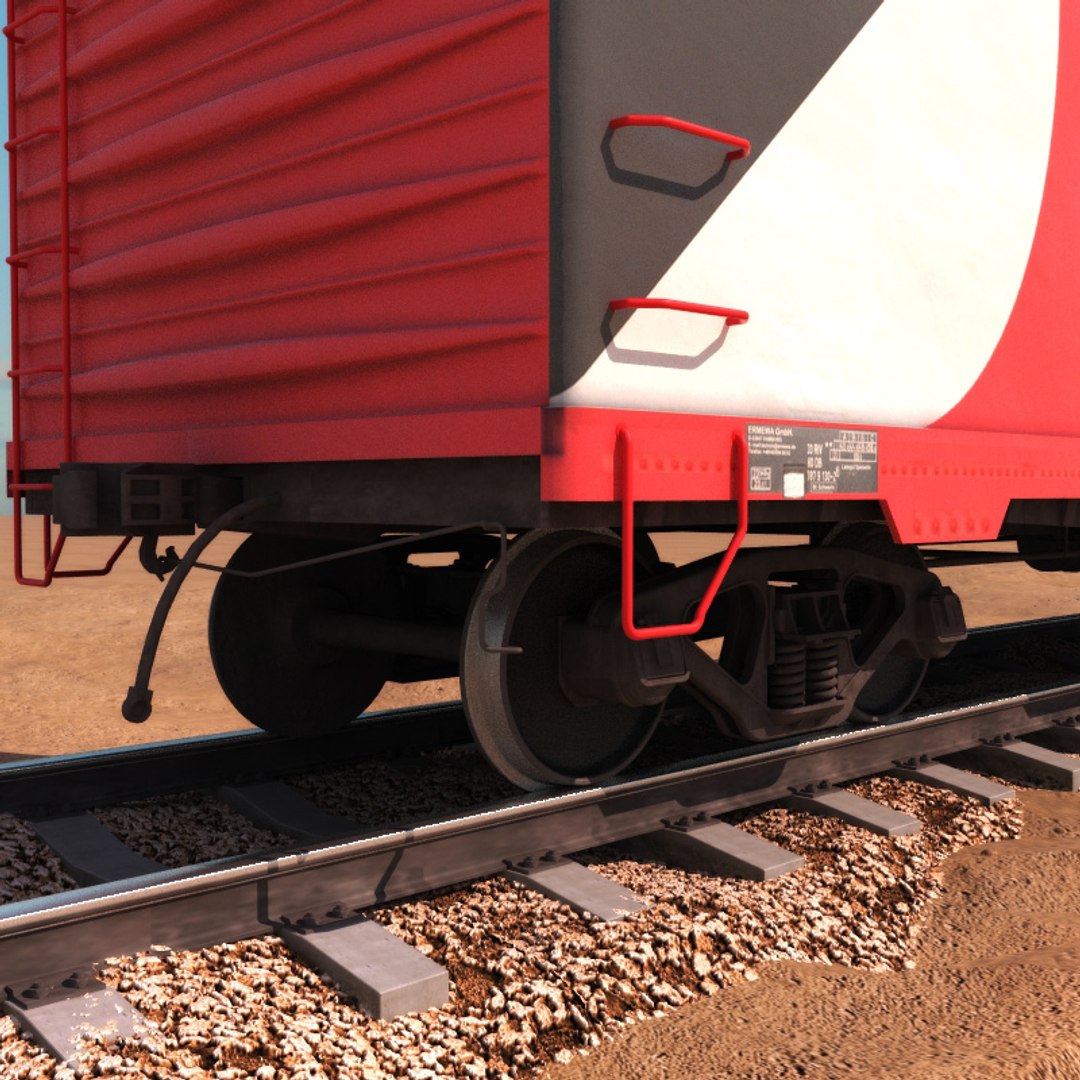 goods wagon 3d model