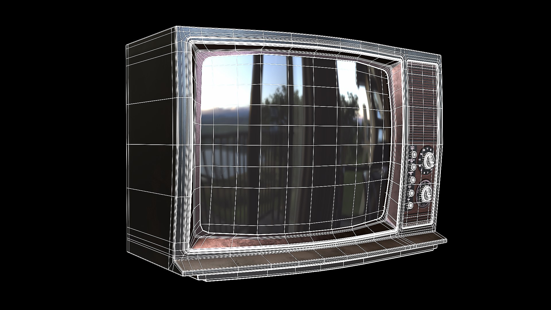 3D Model Television PBR 01 - TurboSquid 2246033