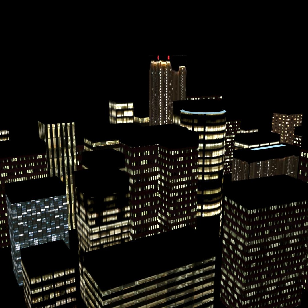Night City 3d Max