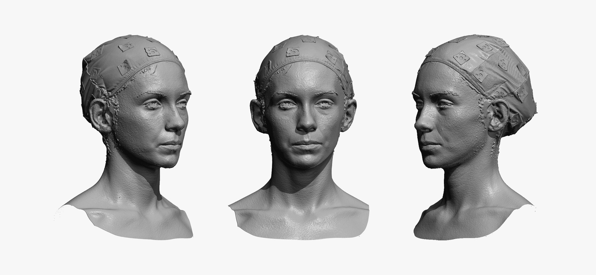 Athena Human Head Lid Model - TurboSquid 1661160