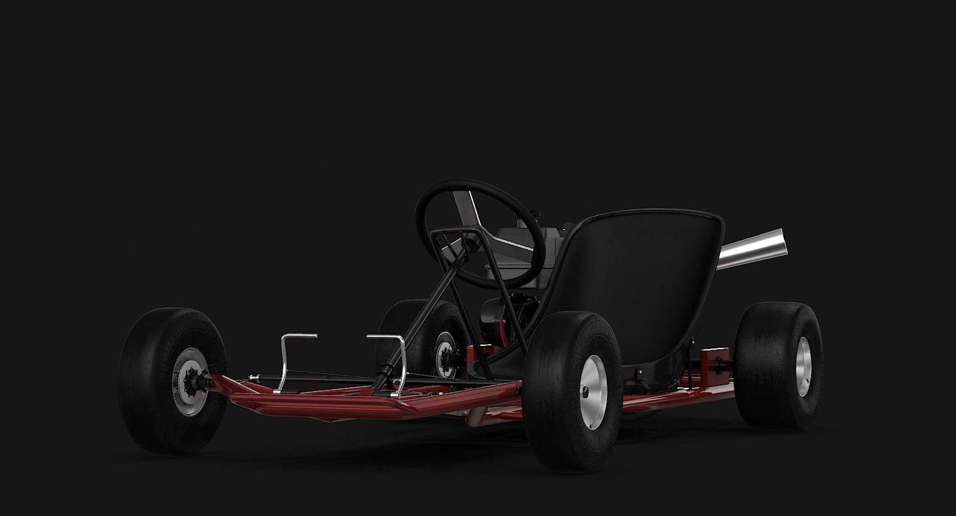 Racing Go-kart 3d Model