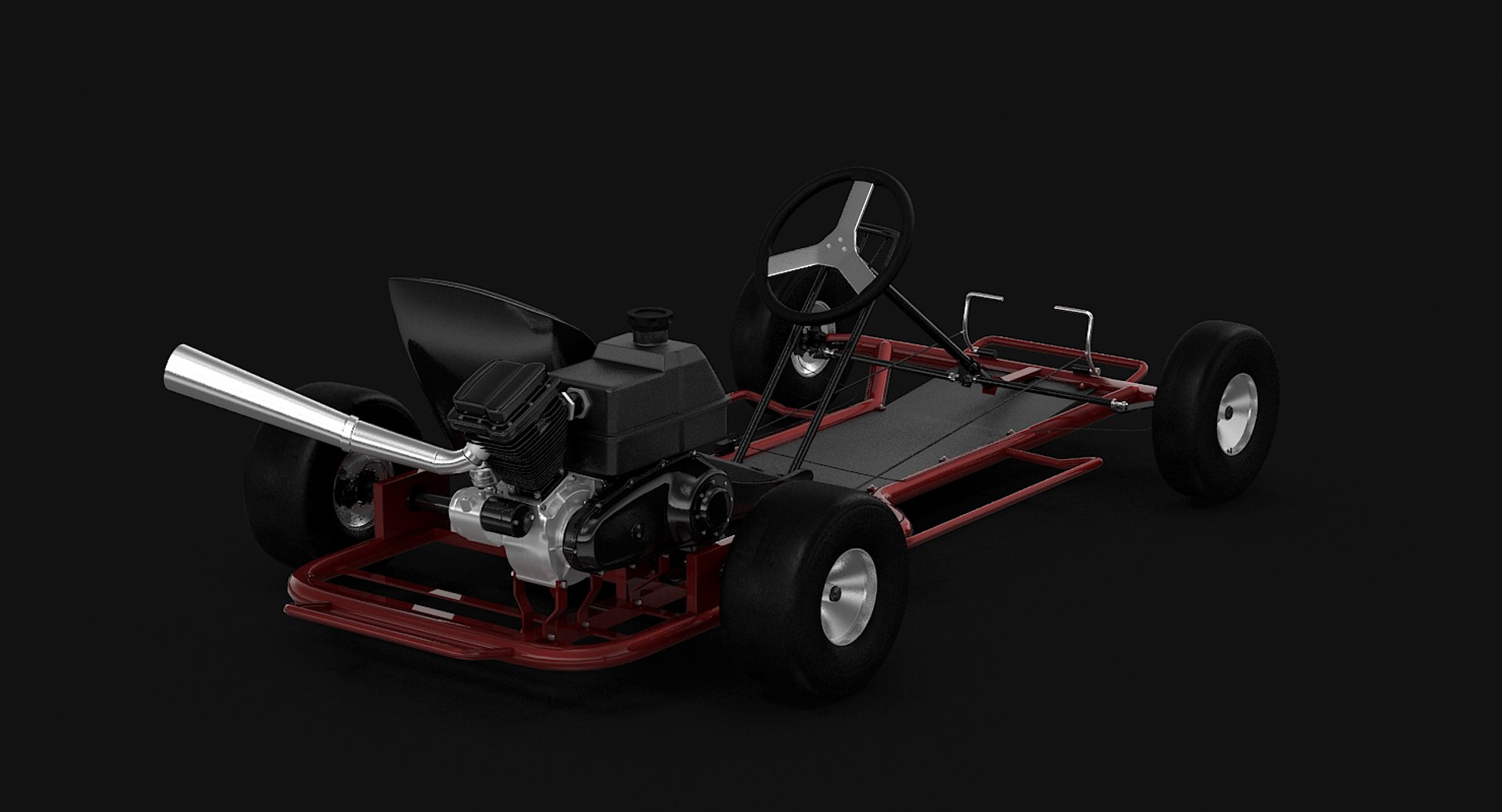 Racing Go-kart 3d Model