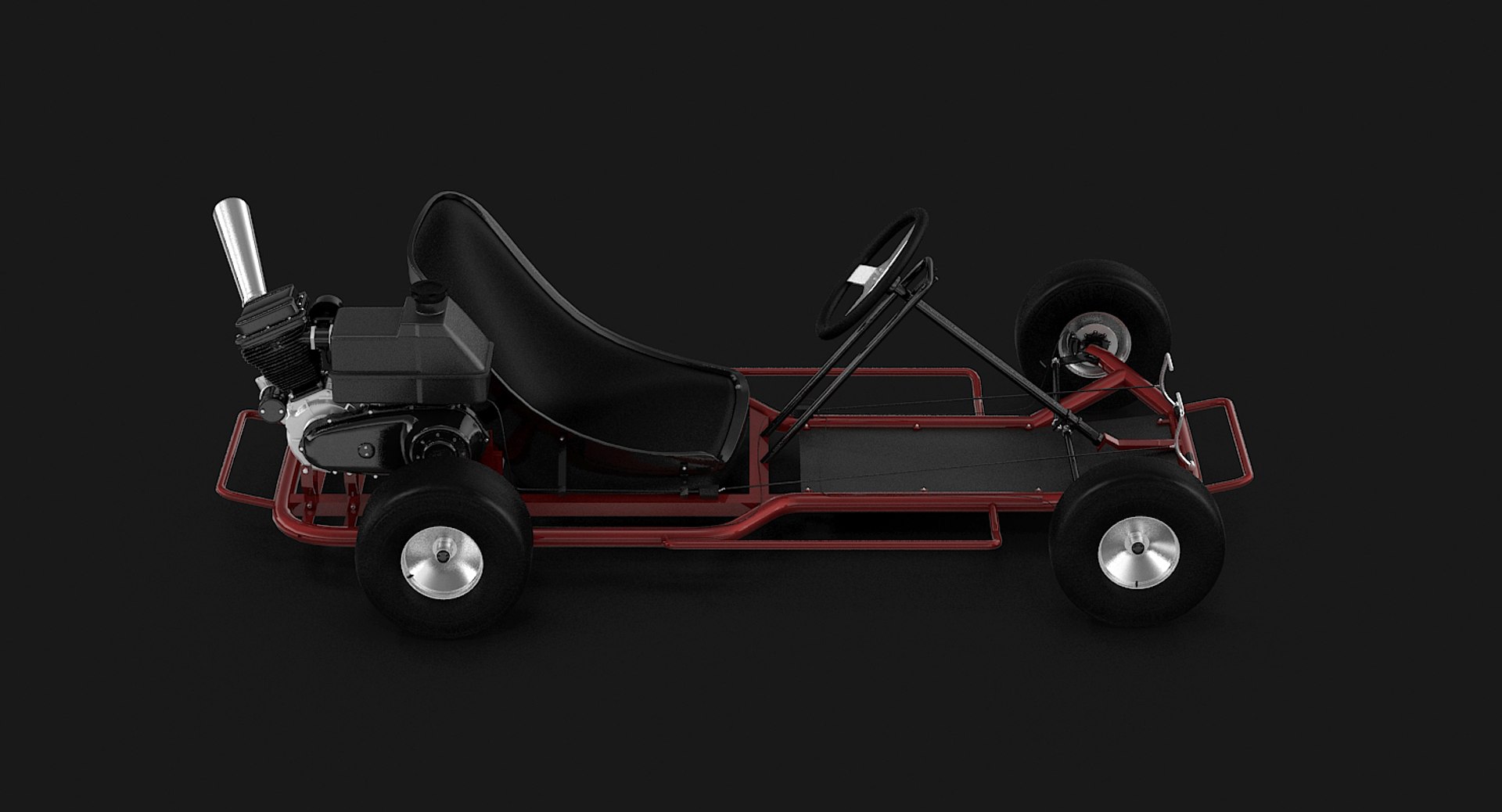 Racing Go-kart 3d Model