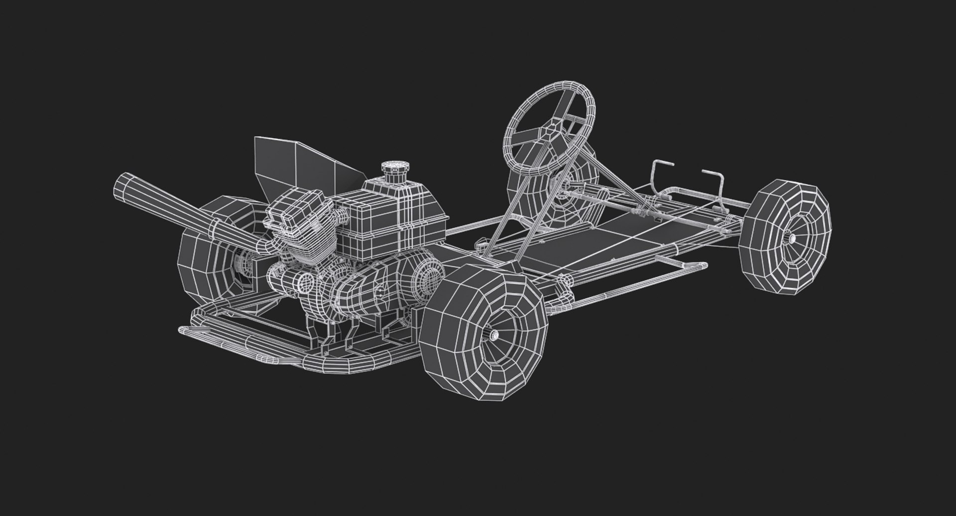 Racing Go-kart 3d Model