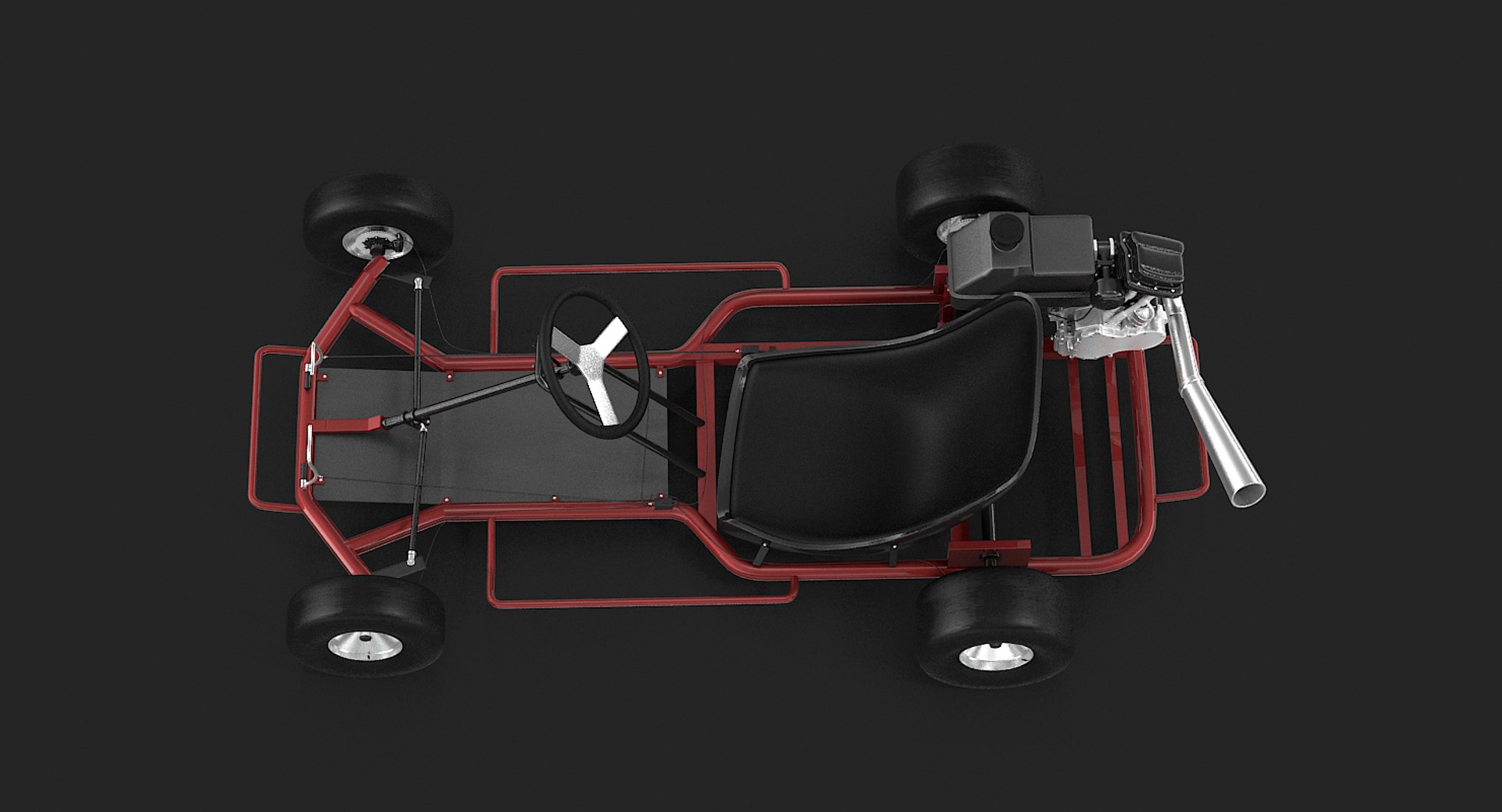 Racing Go-kart 3d Model