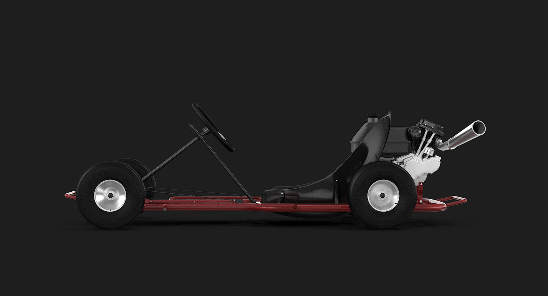 Racing Go-kart 3d Model