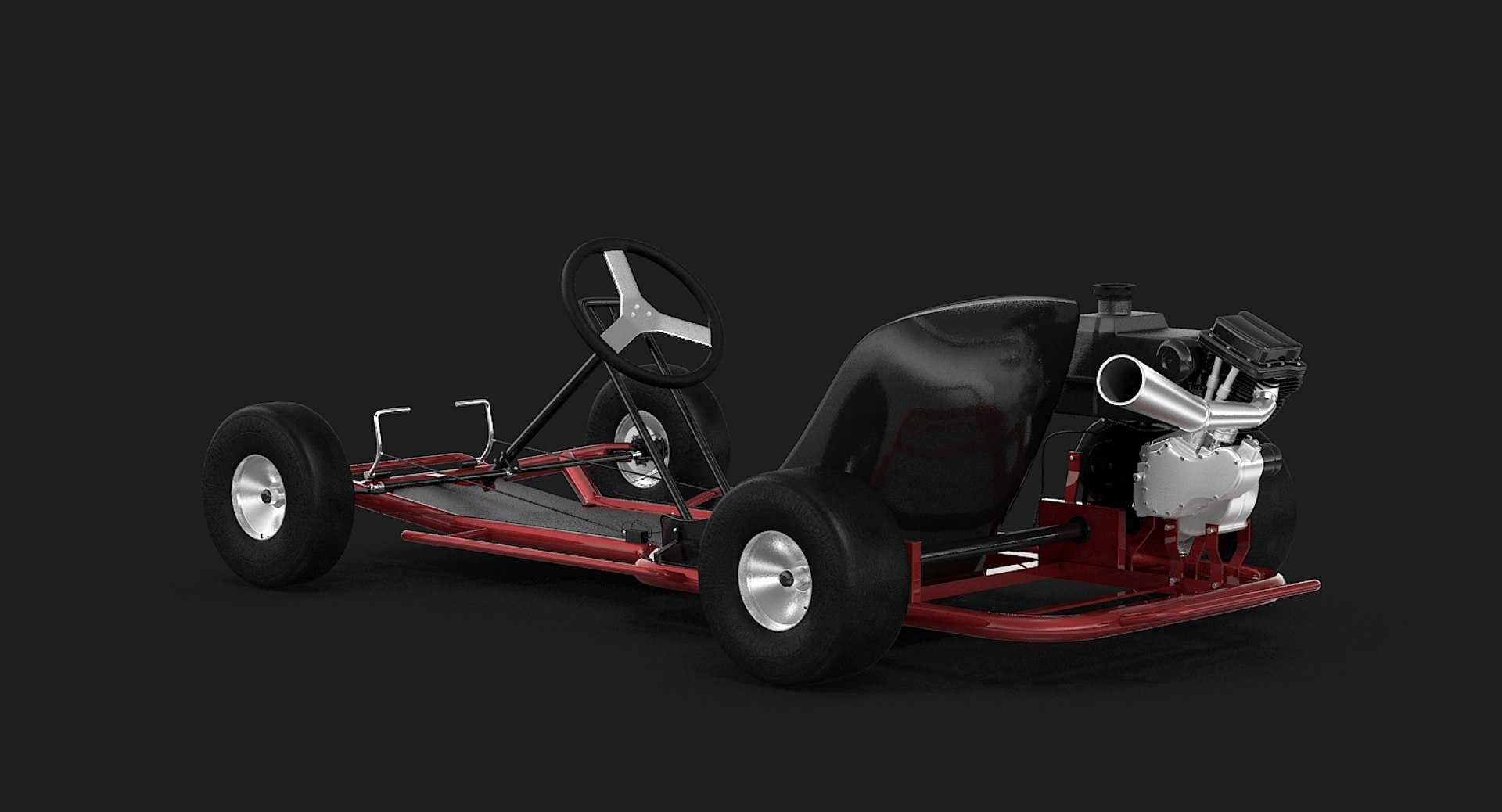 Racing Go-kart 3d Model