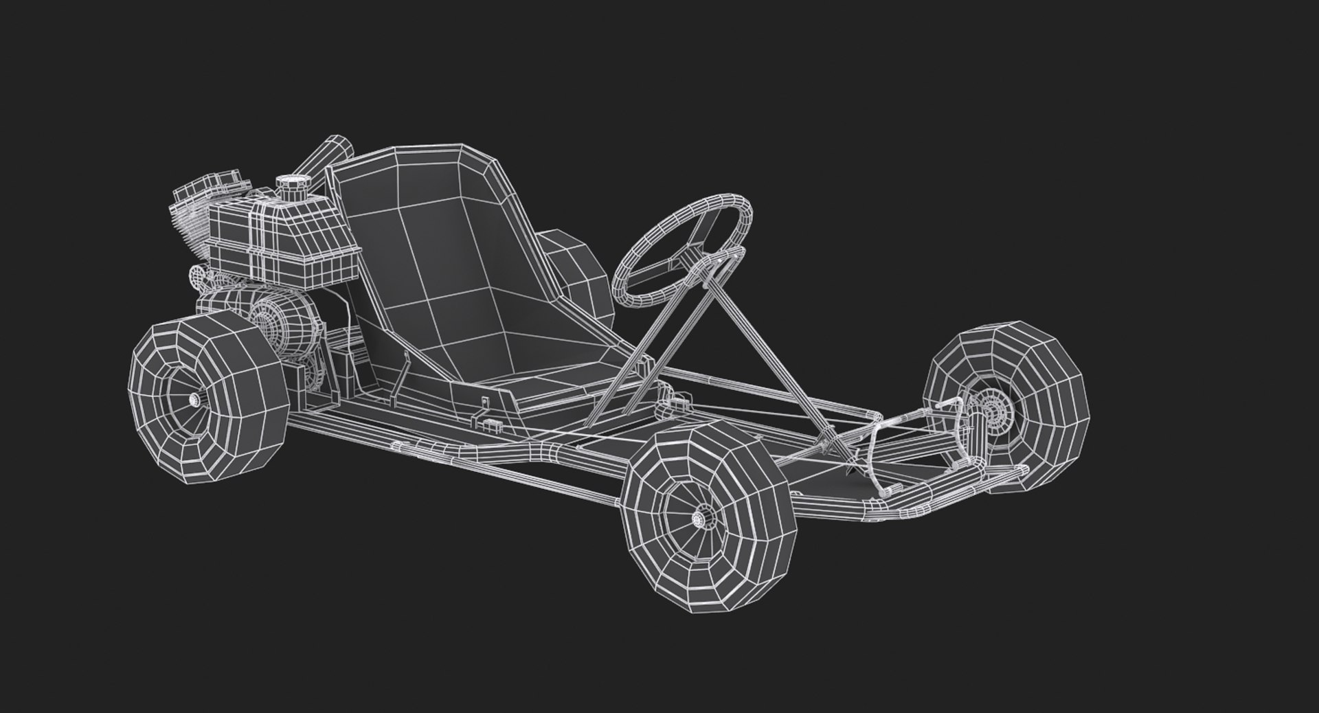 Racing Go-kart 3d Model