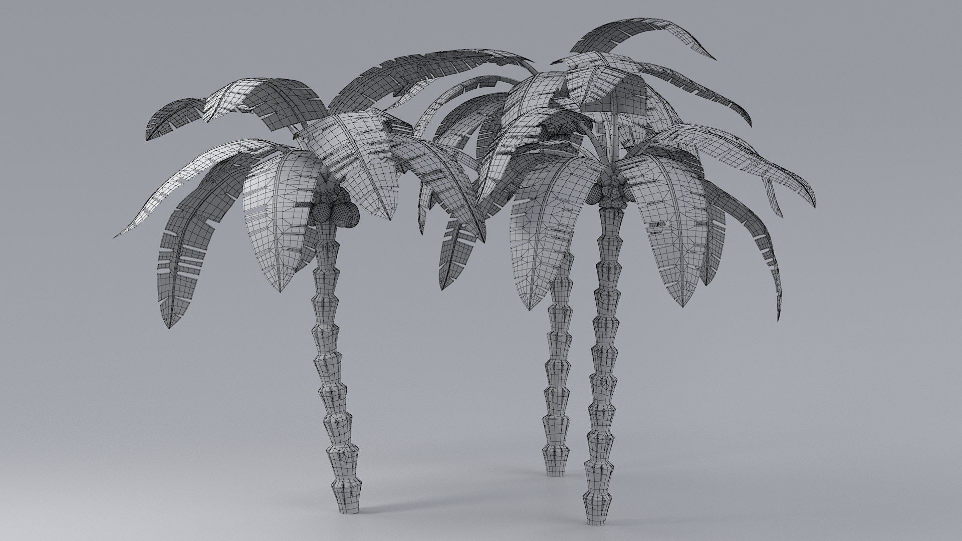 Cartoon Palm Trees Set 3D - TurboSquid 2061756