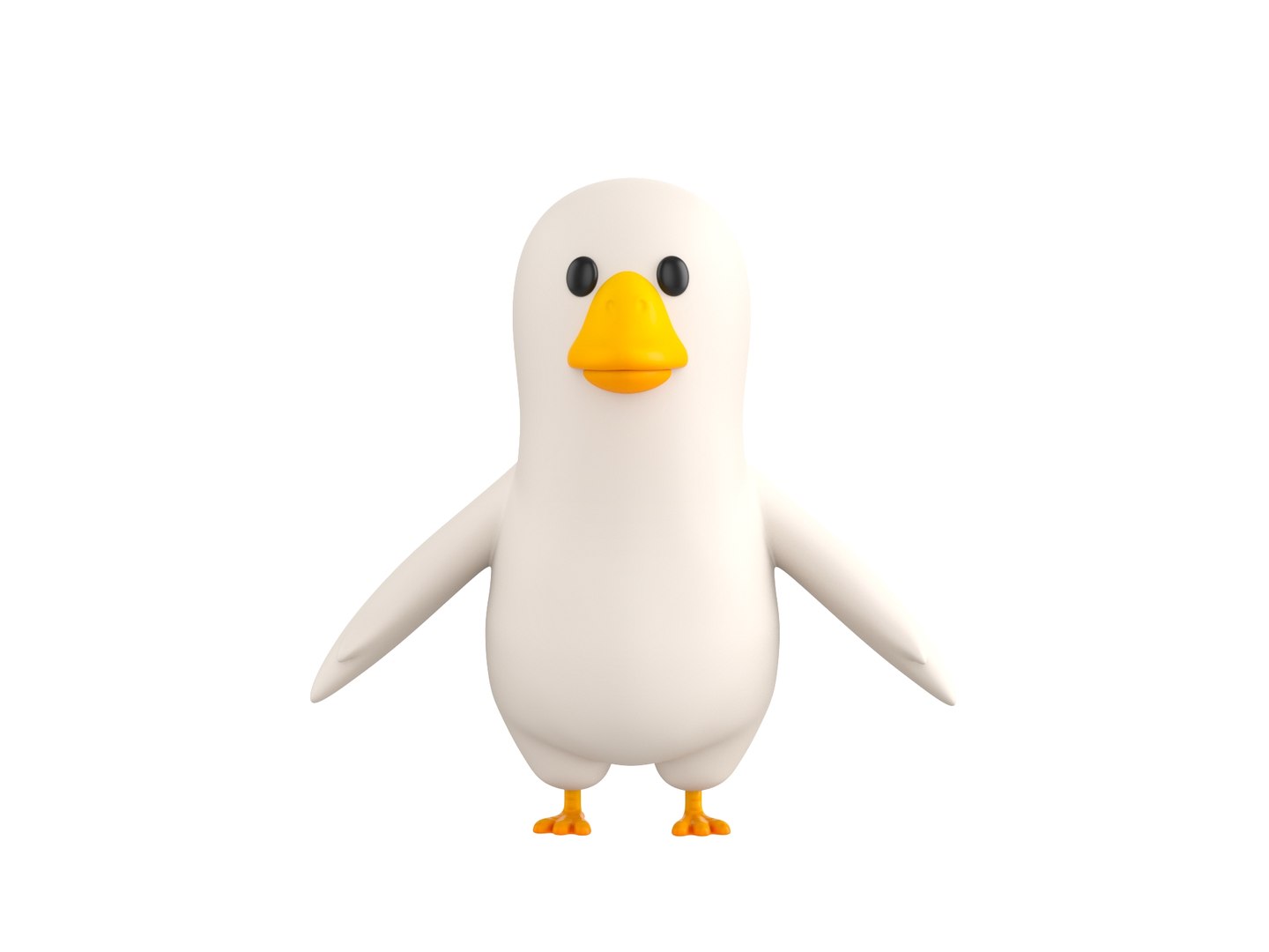 3D Model Goose Character - TurboSquid 1675780