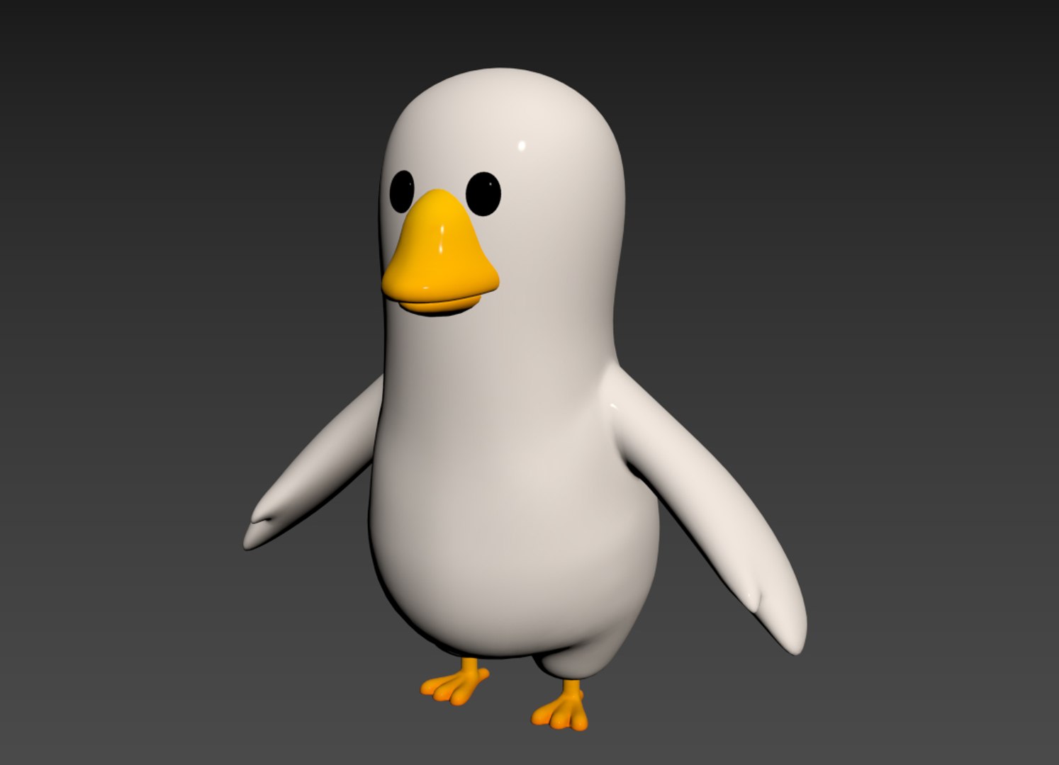 3D Model Goose Character - TurboSquid 1675780