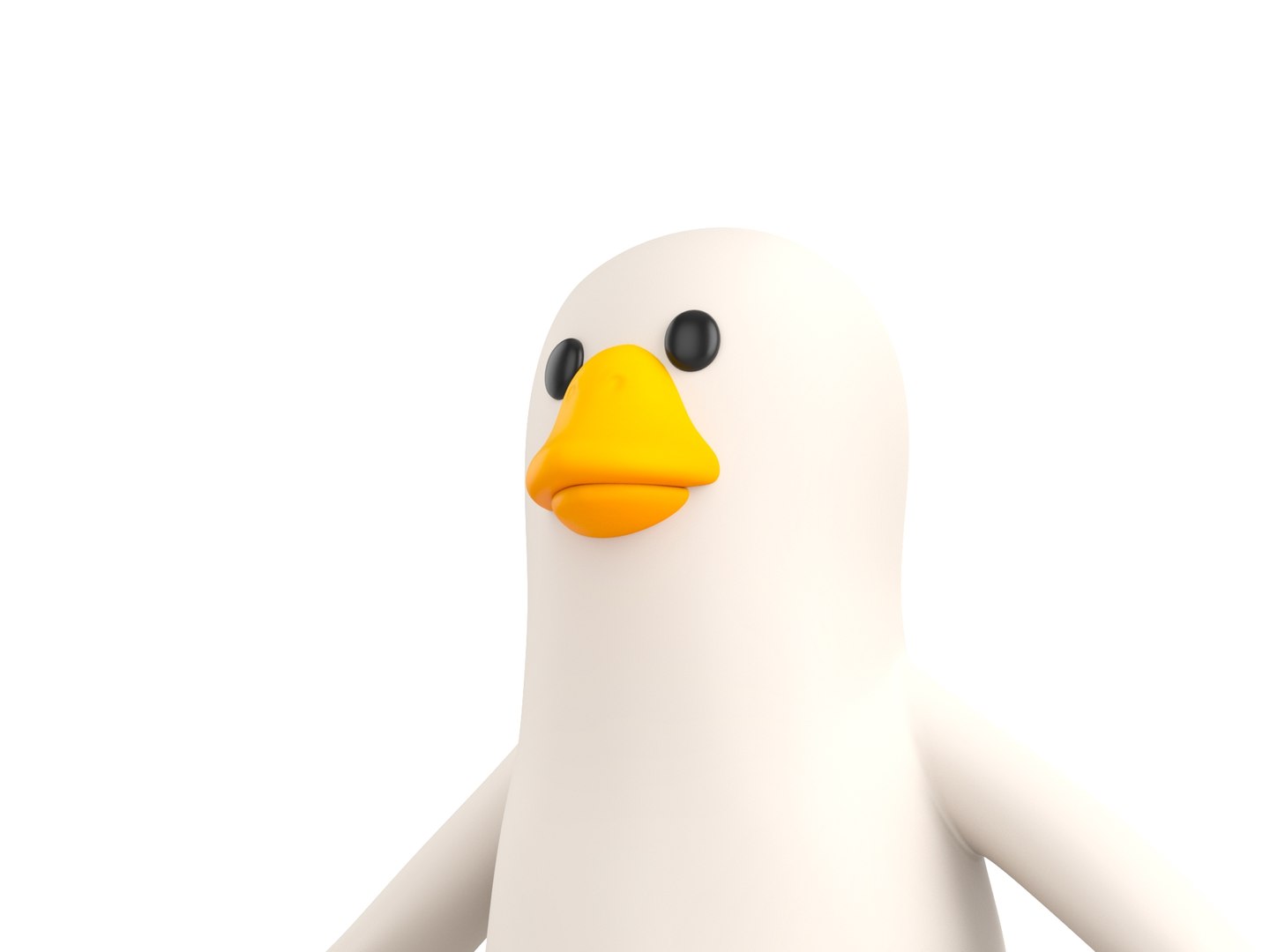 3D Model Goose Character - TurboSquid 1675780