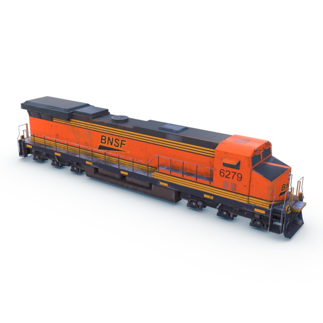 3D Locomotive Es44 - TurboSquid 1218469