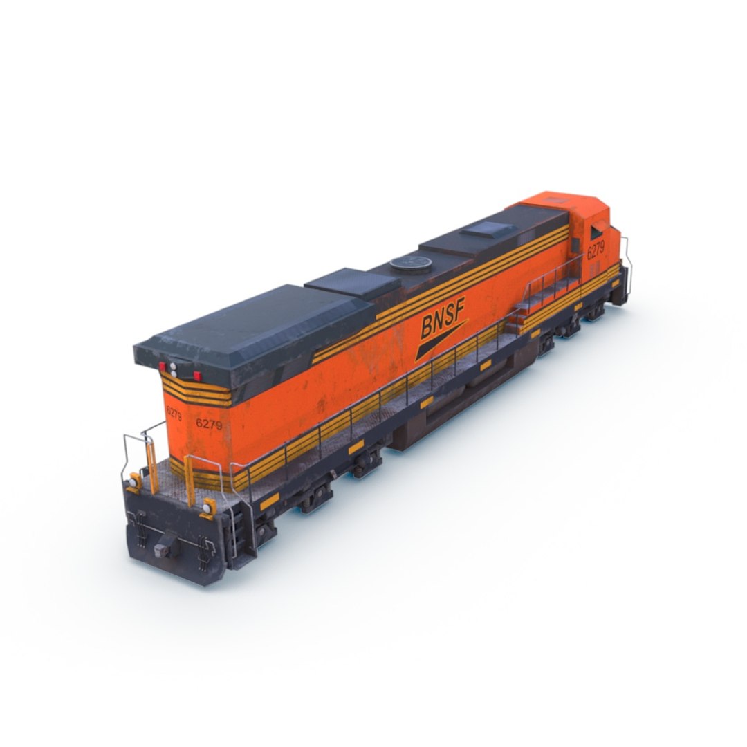 3D Locomotive Es44 - TurboSquid 1218469