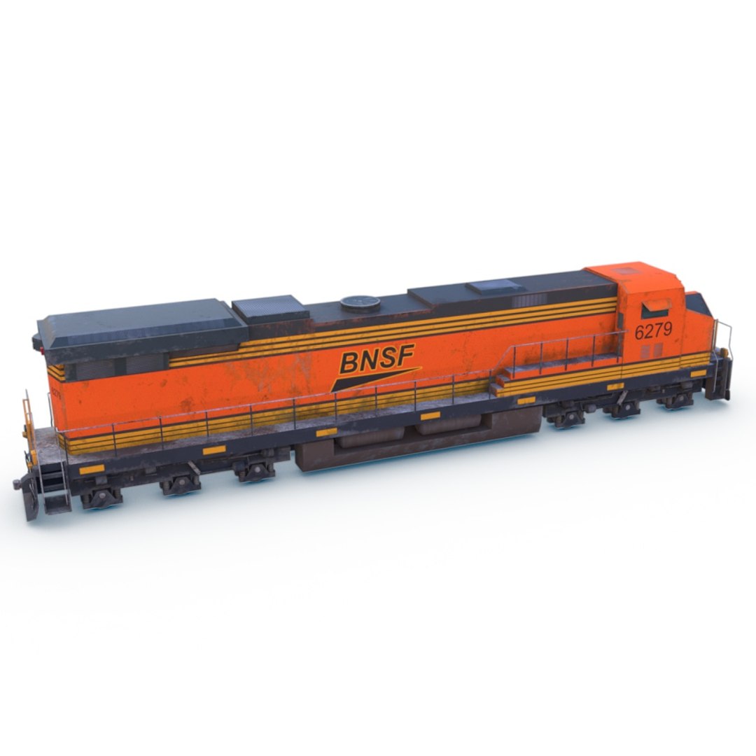 3D Locomotive Es44 - TurboSquid 1218469