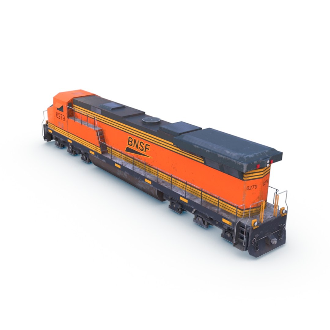3D Locomotive Es44 - TurboSquid 1218469